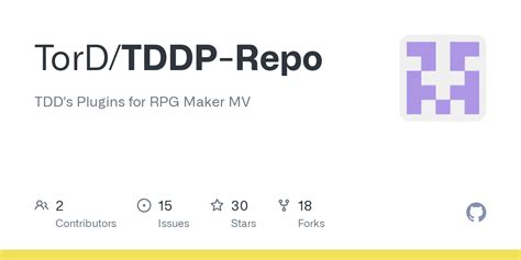 Github Tordtddp Repo Tdds Plugins For Rpg Maker Mv