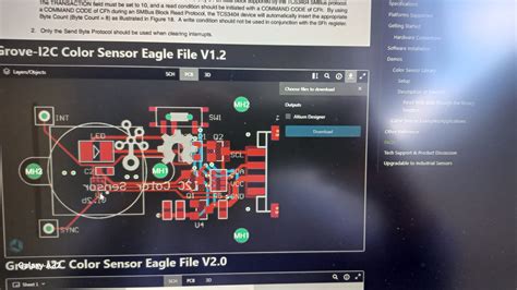 Arduino Sketch To Switch On Off The Led Of The Grove I2c Color Sensor