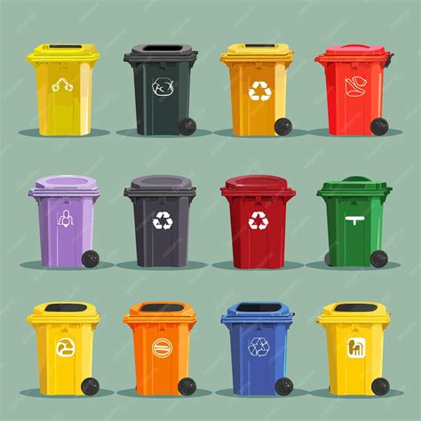 Premium Vector Sorting Garbage Clipart