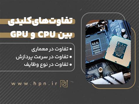 تفاوت‌های Gpu و Cpu