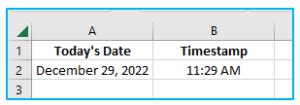 How To Insert Data And Timestamps In Excel Resource