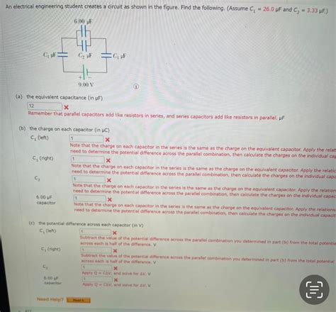 Solved N Electrical Engineering Student Creates A Circuit As Chegg Com