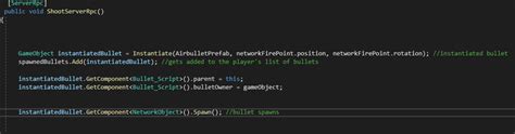 netcode4go host bullet does not send knockback data to a client but