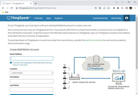 Thingspeak 雲端資料庫 帳號申請 Block 網誌