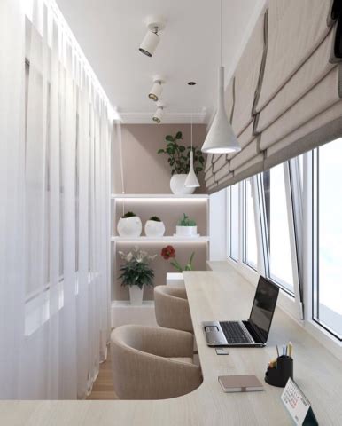 Фотография | Home office design, Interior balcony, Apartment balcony ...