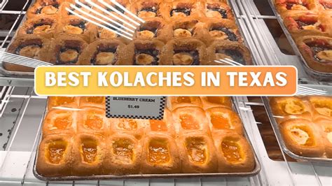 These Small Town Bakeries Make The Best Kolaches In Texas