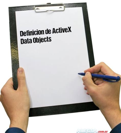 definición de activex data objects