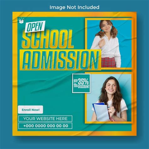 Premium Vector Back To School Ads Post Design