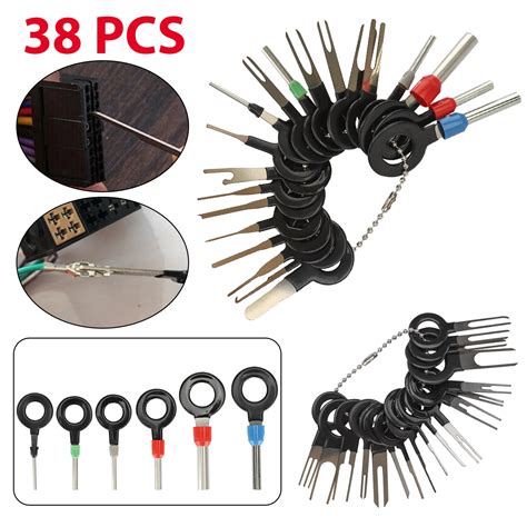 Terminal Removal Tool Set For Cars EEEkit 38 Pcs Car Wire Connector Terminal Pin Extractors