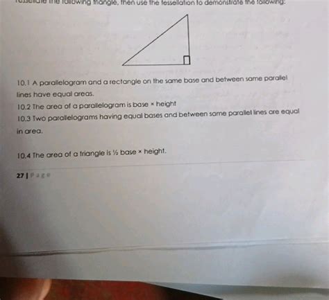 101 a parallelogram and a rectangle on the same base and between same