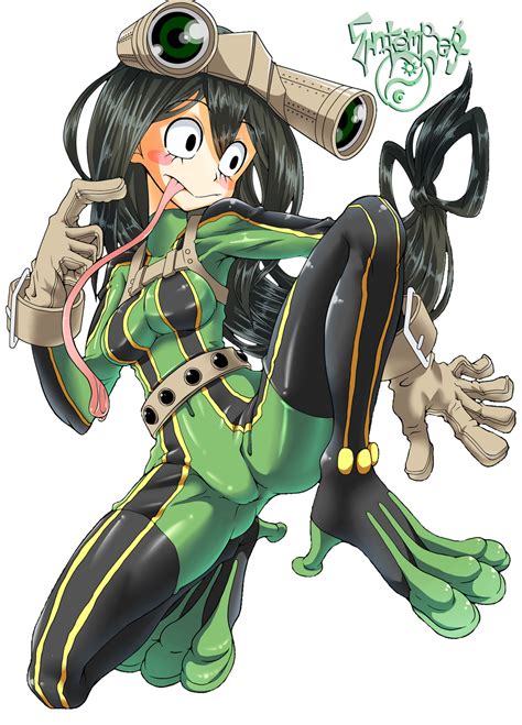 Mha Asui Tsuyu Froppy Render By Entemberdesigns On Deviantart