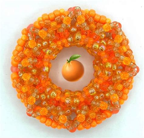 Orange Kandi Cuff Etsy Kandi Cuff Kandi Kandi Bracelets
