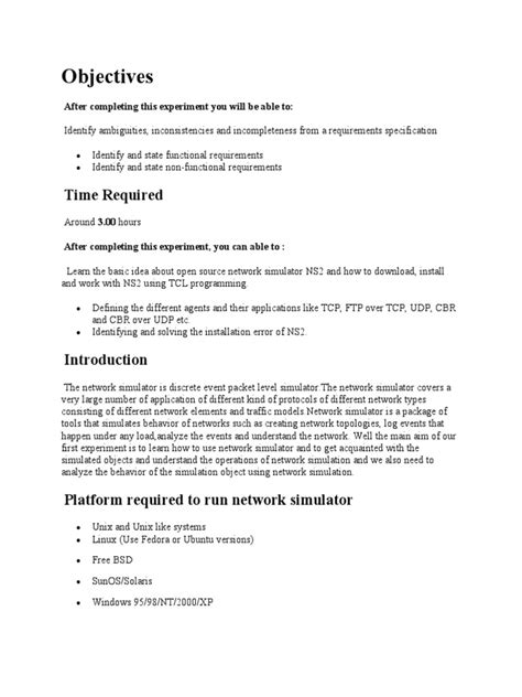 Ns2 Basics Manual1 Pdf Transmission Control Protocol File