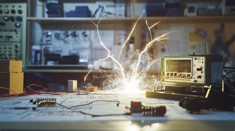 free electrical experiment sparks image download at stockcake