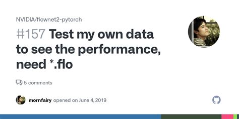 test my own data to see the performance need flo · issue 157