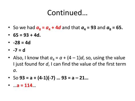 Ppt Recursive Sequences Vs Arithmetic Sequences Powerpoint