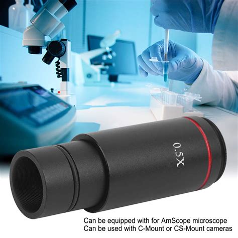 C Mount 0 5x Reduction Lens 0 5x C Mount Microscope Adapter Connect Ccd Cameras To Microscopes