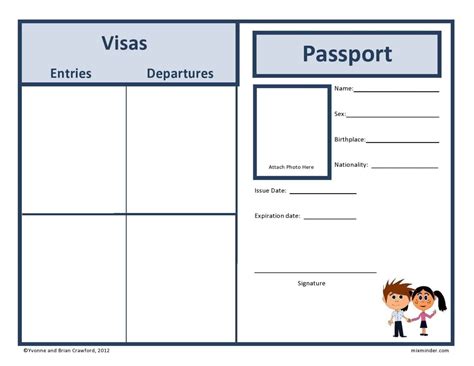 11 Free Passport Templates Word Excel Pdf Formats Artofit