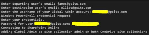 Transfer All OneDrive Files To Another User Via PowerShell GCIT