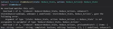Reactjs Createstore Cant Recognize The Reducer When Using Typescript