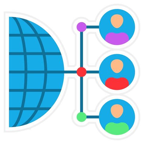 Premium Vector Networking Icon