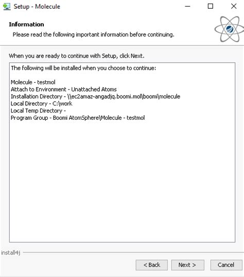 Article A Walkthrough To Molecule And Cloud Installations Boomi Community