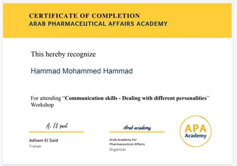 Im Happy To Share That Ive Attended Communication Skills Dealing With Different