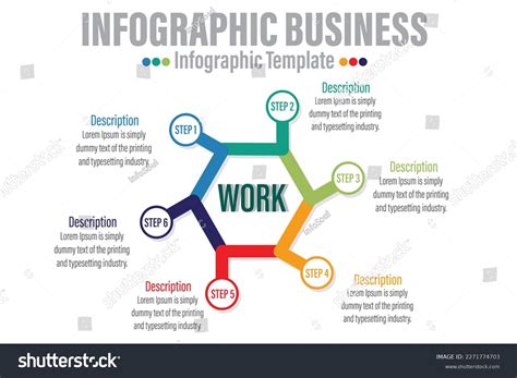 6 Steps Modern Timeline Diagram Workflow Stock Vector Royalty Free 2271774703 Shutterstock