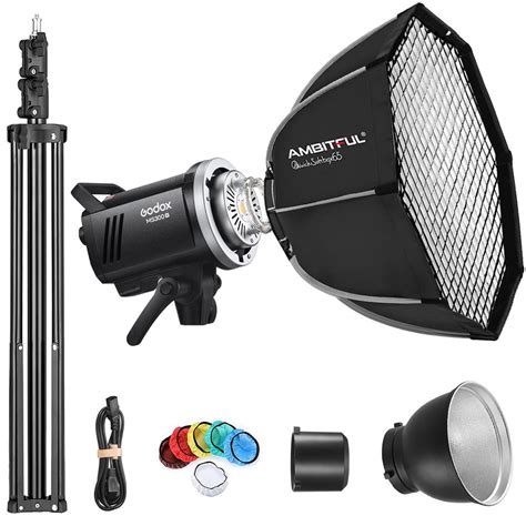 Godox Ms300v Strobe Light Kit 300w Studio Strobe Light 2
