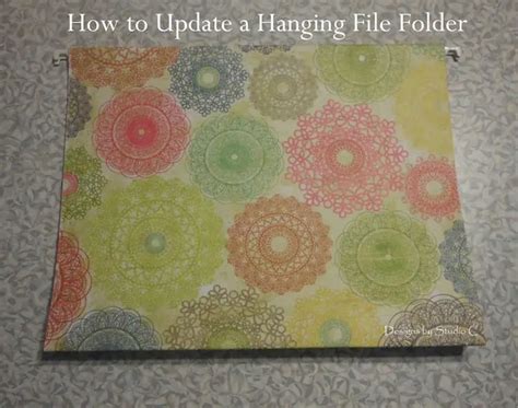 How To Update Hanging File Folders The Craft Alternative