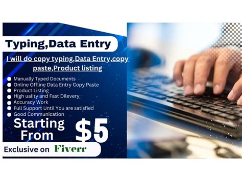 Perfect Data Entry Service Upwork