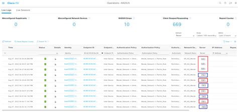 Solved Auth Success In Ise02 But Session Connects In Ise01 Cisco