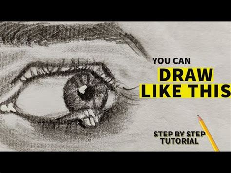How To Draw EYES With TEARDROP Easy For Beginners YouTube