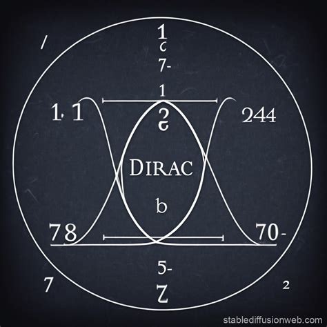 The Dirac Equation Stable Diffusion Online