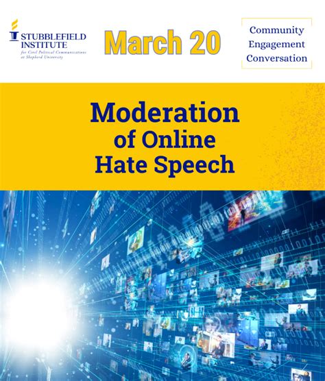 Moderation Of Online Hate Speech Stubblefield Institute
