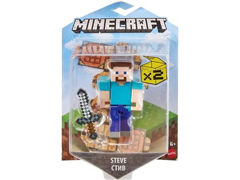 Minecraft Steve In Netherite Armor Figure Mattel 53 Off