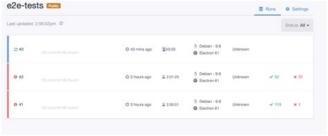 Missing Information About Git Branch In Cypress Dashboard Runs For