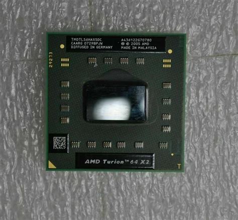 Amd Turion 64 X2 Tl 56 18 Ghz Dual Core Tmdtl56hax5dc Processor For
