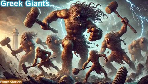 Giants Of Greek Mythology Your Pagan Club Guide