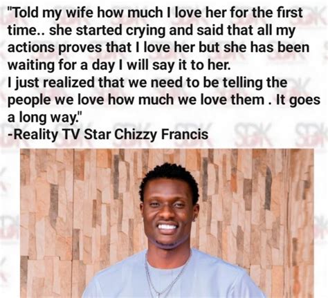 Stella Dimoko Reality Tv Star Chizzy Francis On Quote