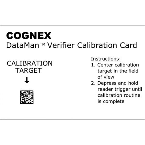 Barcode Conformance Calibration Standard Test Cards