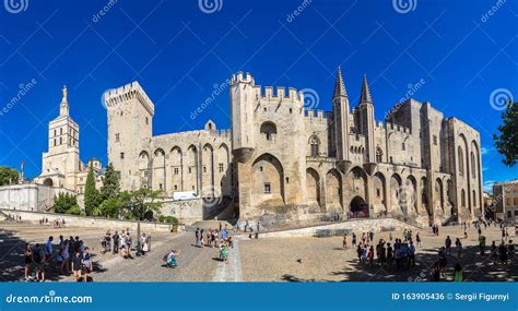 Papal Palace In Avignon Editorial Photo Image Of History 163905436