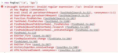 Invalid Regex Is Not Shown To Be Invalid · Issue 93903 · Microsoft