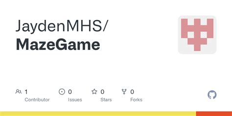 Github Jaydenmhsmazegame