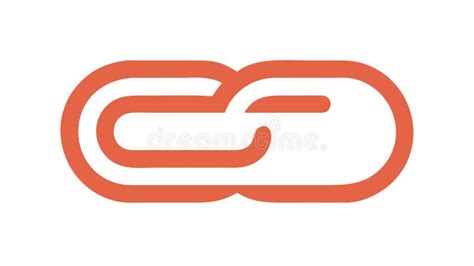 Vertical Connected Chain Link Symbol Vector Illustration Vector Design Generative Ai Stock