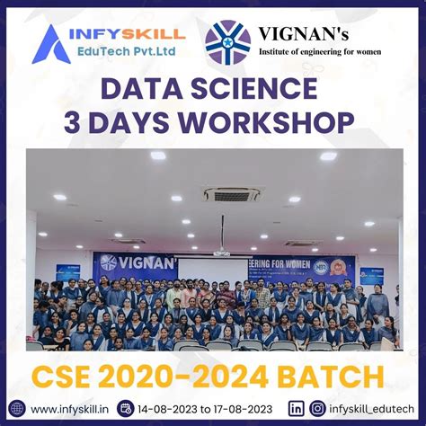 Infyskill Edutech On Linkedin Datascience Workshop