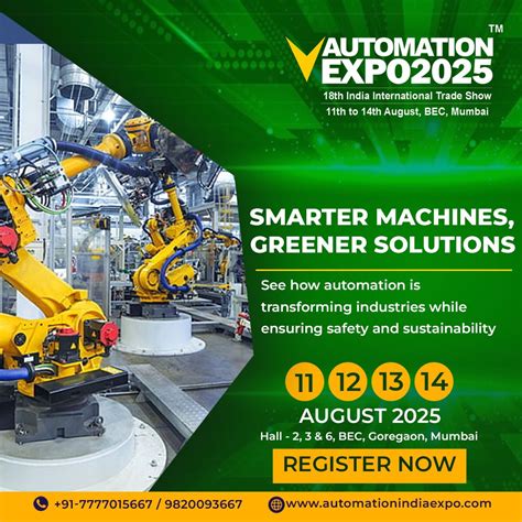Automationexpo2025 Smartautomation Sustainabletech… Automation India Expo 2025