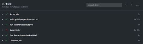 Try Github Super Linter With Github Action By Shi Cicddevops Jun 2020 Medium