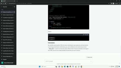 Python Beautifulsoup Find All Prints Empty Youtube
