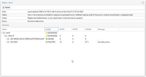 zfs raidz1 with boot partition on only one drive r proxmox